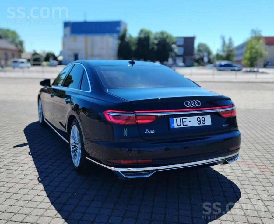 Melns Audi A8 2018 Ventspils, ar dzinēja tilpumu 3.00 L un nobraukumu 269 tūkst. km par 27900 €, foto 4 vietnē AUTOMOTO.COM.LV