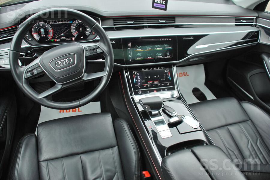 Melns Audi A8 2018 Ventspils, ar dzinēja tilpumu 3.00 L un nobraukumu 269 tūkst. km par 27900 €, foto 12 vietnē AUTOMOTO.COM.LV