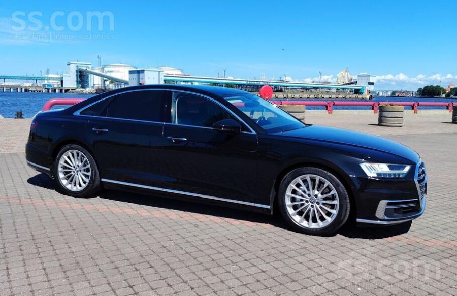 Melns Audi A8 2018 Ventspils, ar dzinēja tilpumu 3.00 L un nobraukumu 269 tūkst. km par 27900 €, foto 14 vietnē AUTOMOTO.COM.LV