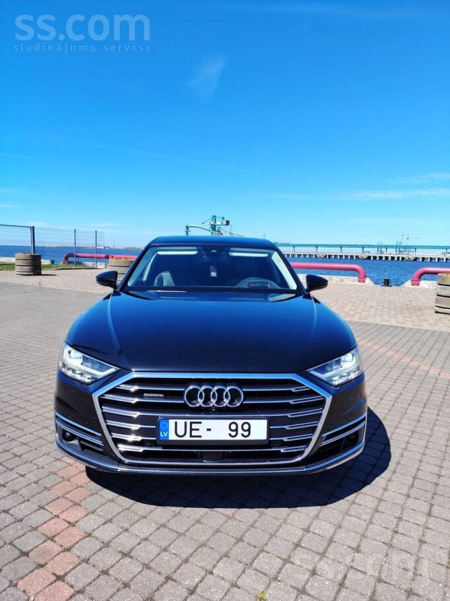 Melns Audi A8 2018 Ventspils, ar dzinēja tilpumu 3.00 L un nobraukumu 269 tūkst. km par 27900 €, foto 24 vietnē AUTOMOTO.COM.LV