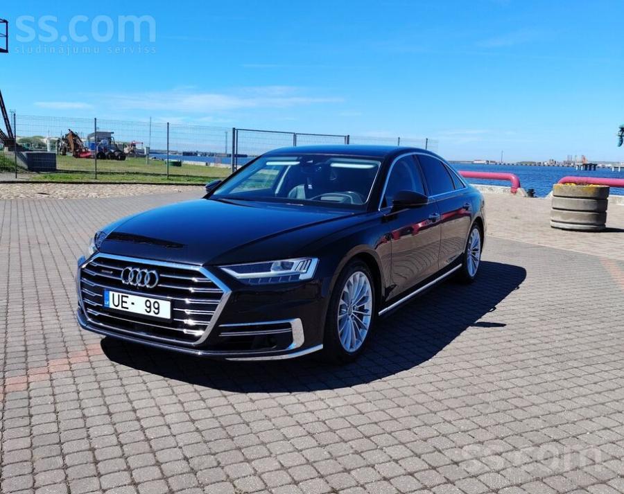 Melns Audi A8 2018 Ventspils, ar dzinēja tilpumu 3.00 L un nobraukumu 269 tūkst. km par 27900 €, foto 28 vietnē AUTOMOTO.COM.LV