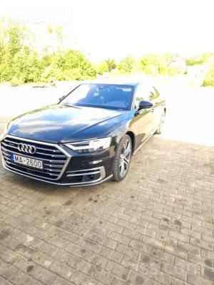 Black Audi A8 2018 in Riga, with an engine capacity of 3.00 L and mileage of 230 thousand km for 30000 €, photo  on AUTOMOTO.COM.LV