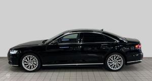 Black Audi A8 2018 in Kaunas, with an engine capacity of 3.00 L and mileage of 72 thousand km for 34800 €, photo 3 on AUTOMOTO.COM.LV