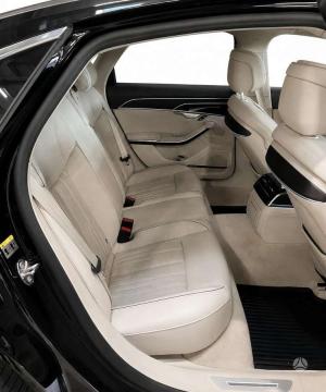 Black Audi A8 2018 in Kaunas, with an engine capacity of 3.00 L and mileage of 72 thousand km for 34800 €, photo 8 on AUTOMOTO.COM.LV