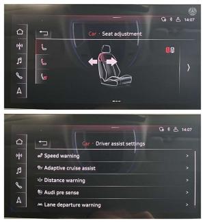 Black Audi A8 2018 in Kaunas, with an engine capacity of 3.00 L and mileage of 72 thousand km for 34800 €, photo 13 on AUTOMOTO.COM.LV