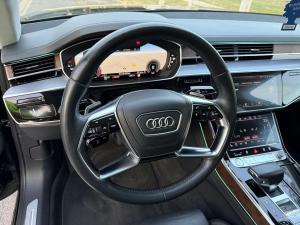 Black Audi A8 2018 in Taurage, with an engine capacity of 2.97 L and mileage of 182 thousand km for 34500 €, photo 16 on AUTOMOTO.COM.LV