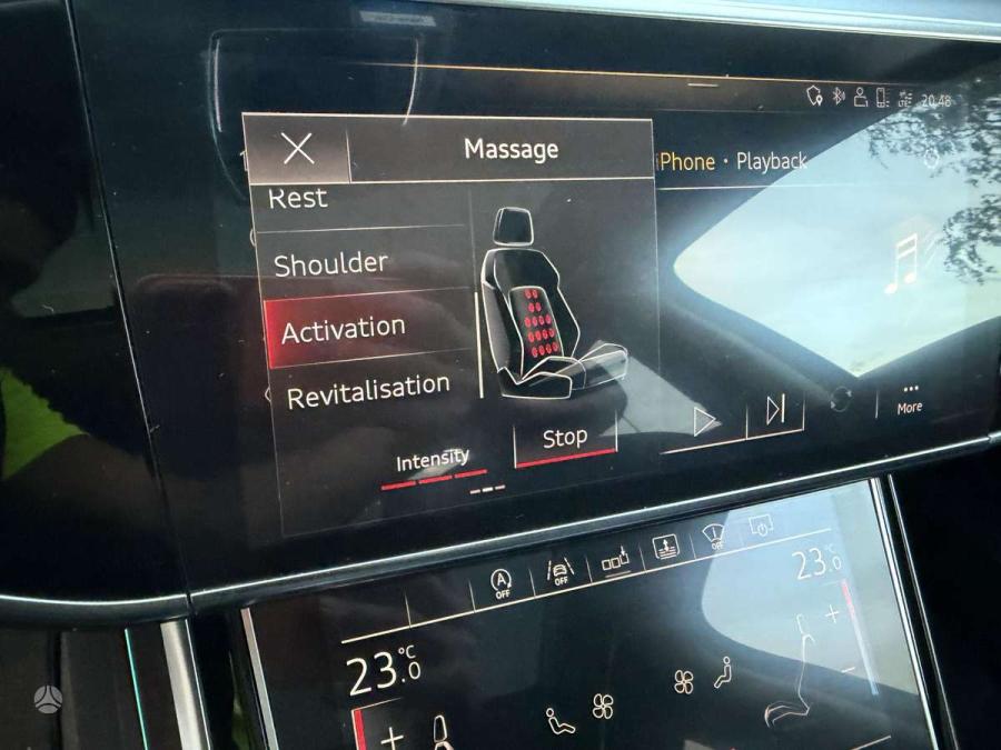 Black Audi A8 2018 in Taurage, with an engine capacity of 2.97 L and mileage of 182 thousand km for 34500 €, photo 20 on AUTOMOTO.COM.LV