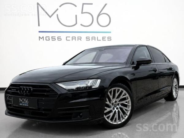 Black Audi A8 2018 in Riga, with an engine capacity of 3.00 L and mileage of 225 thousand km for 31990 €, photo 1 on AUTOMOTO.COM.LV
