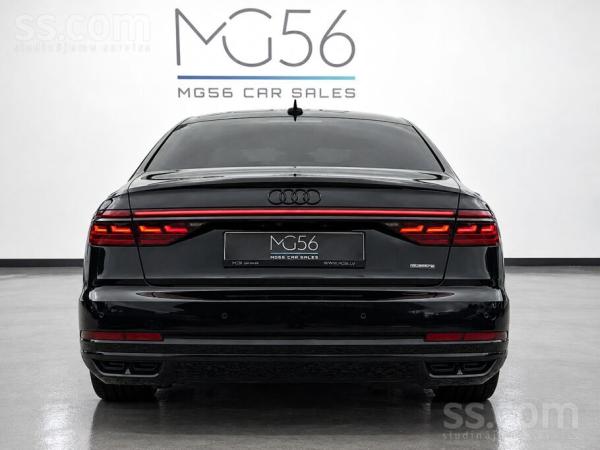Black Audi A8 2018 in Riga, with an engine capacity of 3.00 L and mileage of 225 thousand km for 31990 €, photo 7 on AUTOMOTO.COM.LV