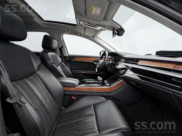 Black Audi A8 2018 in Riga, with an engine capacity of 3.00 L and mileage of 225 thousand km for 31990 €, photo 11 on AUTOMOTO.COM.LV