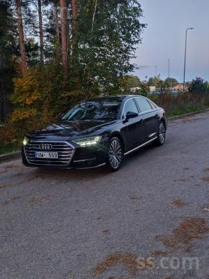 Black Audi A8 2018 in Riga, with an engine capacity of 3.00 L and mileage of 220 thousand km for 31500 €, photo  on AUTOMOTO.COM.LV