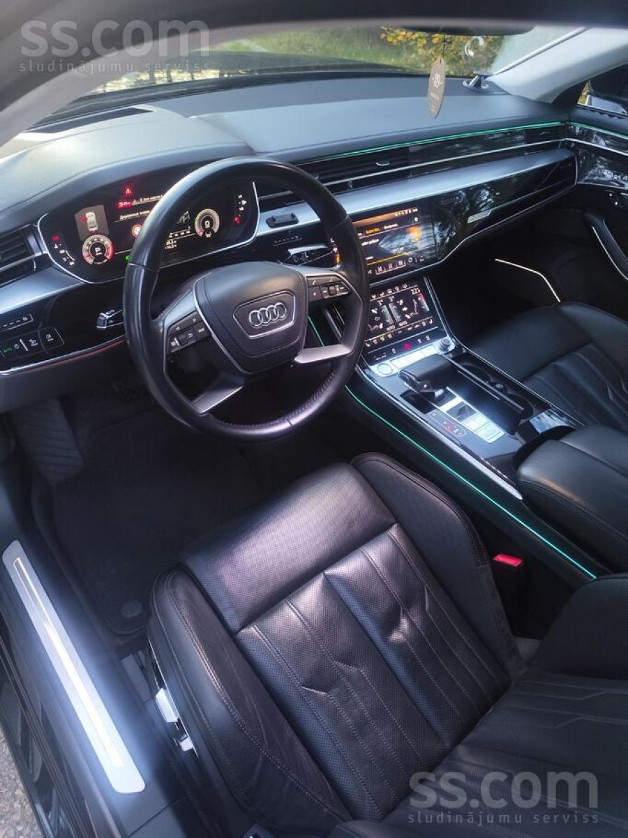 Melns Audi A8 2018 Rīga, ar dzinēja tilpumu 3.00 L un nobraukumu 220 tūkst. km par 31500 €, foto 11 vietnē AUTOMOTO.COM.LV