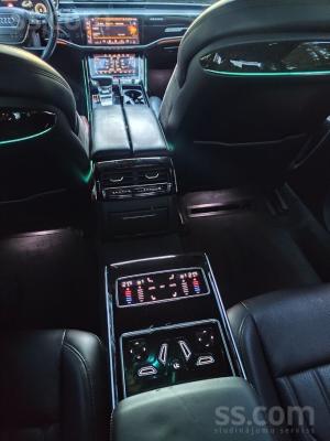 Melns Audi A8 2018 Rīga, ar dzinēja tilpumu 3.00 L un nobraukumu 220 tūkst. km par 31500 €, foto 16 vietnē AUTOMOTO.COM.LV