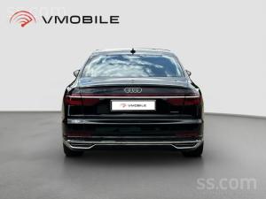 Black Audi A8 2019 in Riga, with an engine capacity of 3.00 L and mileage of 55 thousand km for 44290 €, photo 2 on AUTOMOTO.COM.LV