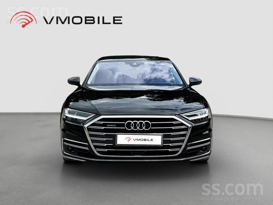 Black Audi A8 2019 in Riga, with an engine capacity of 3.00 L and mileage of 55 thousand km for 44290 €, photo 3 on AUTOMOTO.COM.LV