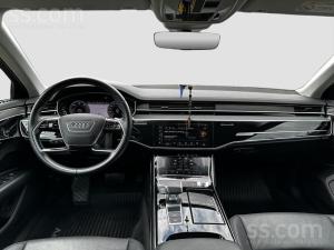 Black Audi A8 2019 in Riga, with an engine capacity of 3.00 L and mileage of 55 thousand km for 44290 €, photo 7 on AUTOMOTO.COM.LV