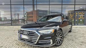 Black Audi A8 2019 in Klaipeda, with an engine capacity of 3.00 L and mileage of 152 thousand km for 29999 €, photo 3 on AUTOMOTO.COM.LV