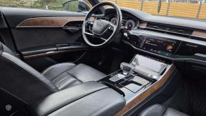 Black Audi A8 2019 in Klaipeda, with an engine capacity of 3.00 L and mileage of 152 thousand km for 29999 €, photo 23 on AUTOMOTO.COM.LV