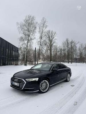 Melns Audi A8 2019 Viļņa, ar dzinēja tilpumu 3.00 L un nobraukumu 286 tūkst. km par 32900 €, foto  vietnē AUTOMOTO.COM.LV