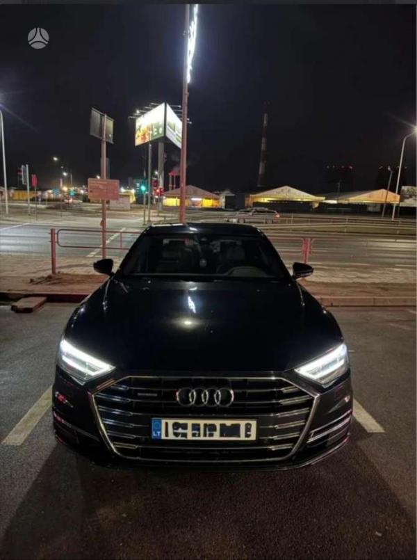 Melns Audi A8 2019 Viļņa, ar dzinēja tilpumu 3.00 L un nobraukumu 286 tūkst. km par 32900 €, foto 7 vietnē AUTOMOTO.COM.LV