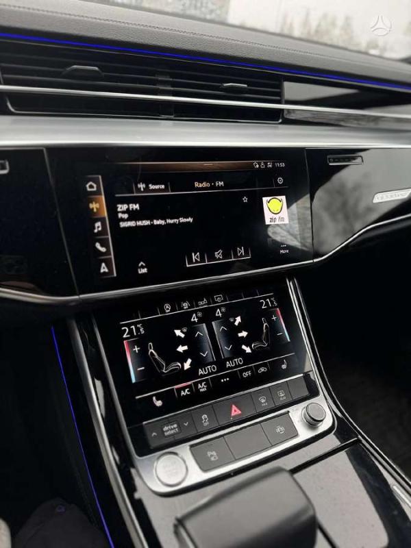 Melns Audi A8 2019 Viļņa, ar dzinēja tilpumu 3.00 L un nobraukumu 286 tūkst. km par 32900 €, foto 10 vietnē AUTOMOTO.COM.LV
