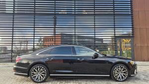 Melns Audi A8 2019 Klaipėda, ar dzinēja tilpumu 3.00 L un nobraukumu 152 tūkst. km par 29500 €, foto 5 vietnē AUTOMOTO.COM.LV