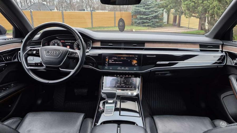 Melns Audi A8 2019 Klaipėda, ar dzinēja tilpumu 3.00 L un nobraukumu 152 tūkst. km par 29500 €, foto 18 vietnē AUTOMOTO.COM.LV
