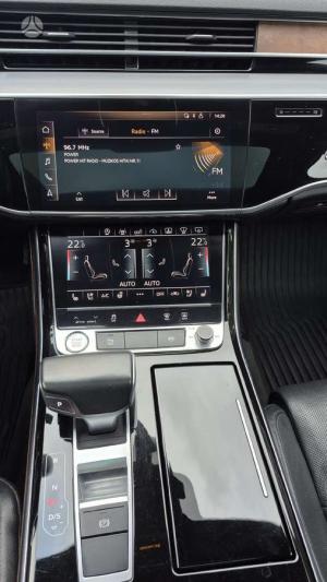 Melns Audi A8 2019 Klaipėda, ar dzinēja tilpumu 3.00 L un nobraukumu 152 tūkst. km par 29500 €, foto 24 vietnē AUTOMOTO.COM.LV