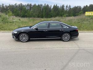 Melns Audi A8 2019 Jelgava, ar dzinēja tilpumu 3.00 L un nobraukumu 56 tūkst. km par 45000 €, foto 3 vietnē AUTOMOTO.COM.LV