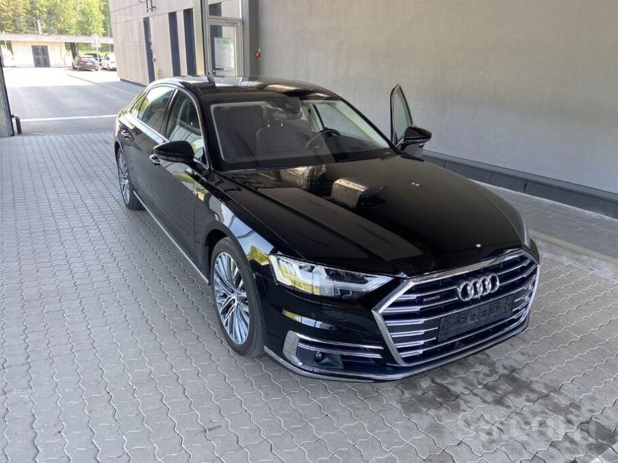 Melns Audi A8 2019 Jelgava, ar dzinēja tilpumu 3.00 L un nobraukumu 56 tūkst. km par 45000 €, foto 5 vietnē AUTOMOTO.COM.LV