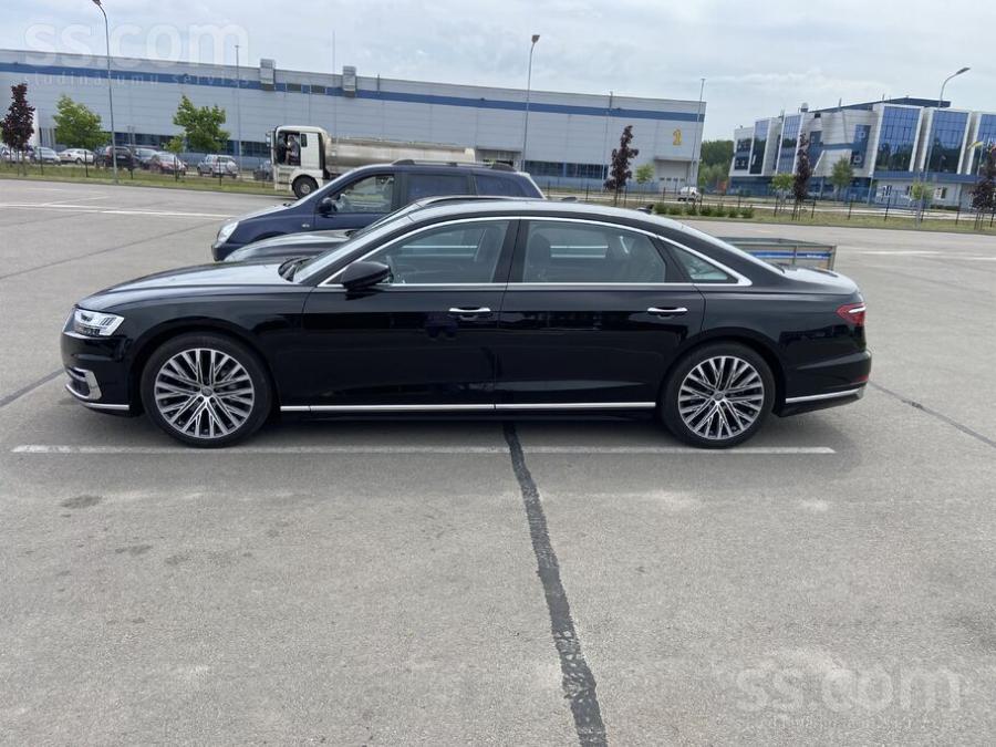 Melns Audi A8 2019 Jelgava, ar dzinēja tilpumu 3.00 L un nobraukumu 56 tūkst. km par 45000 €, foto 8 vietnē AUTOMOTO.COM.LV