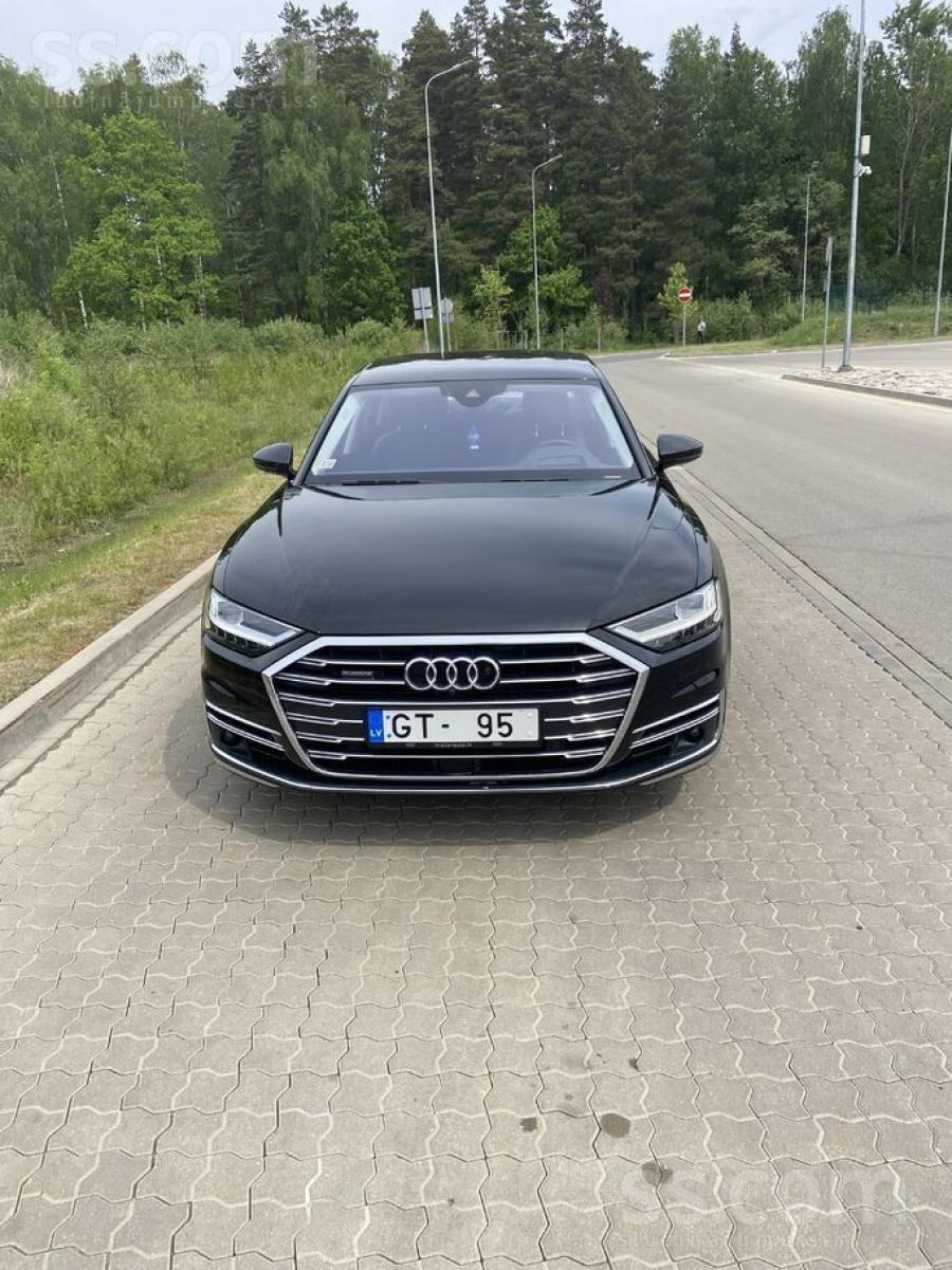 Melns Audi A8 2019 Jelgava, ar dzinēja tilpumu 3.00 L un nobraukumu 56 tūkst. km par 45000 €, foto 10 vietnē AUTOMOTO.COM.LV