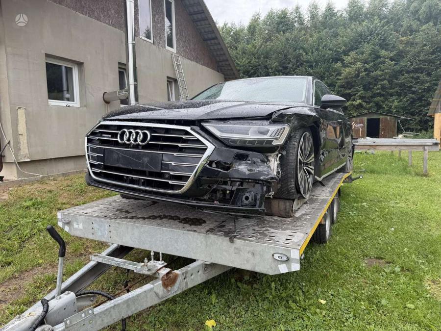 Melns Audi A8 2019 Šalčininkai, ar dzinēja tilpumu 2.97 L un nobraukumu 122 tūkst. km par 25999 €, foto 4 vietnē AUTOMOTO.COM.LV