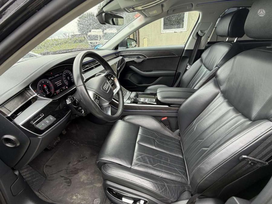 Melns Audi A8 2019 Šalčininkai, ar dzinēja tilpumu 2.97 L un nobraukumu 122 tūkst. km par 25999 €, foto 17 vietnē AUTOMOTO.COM.LV