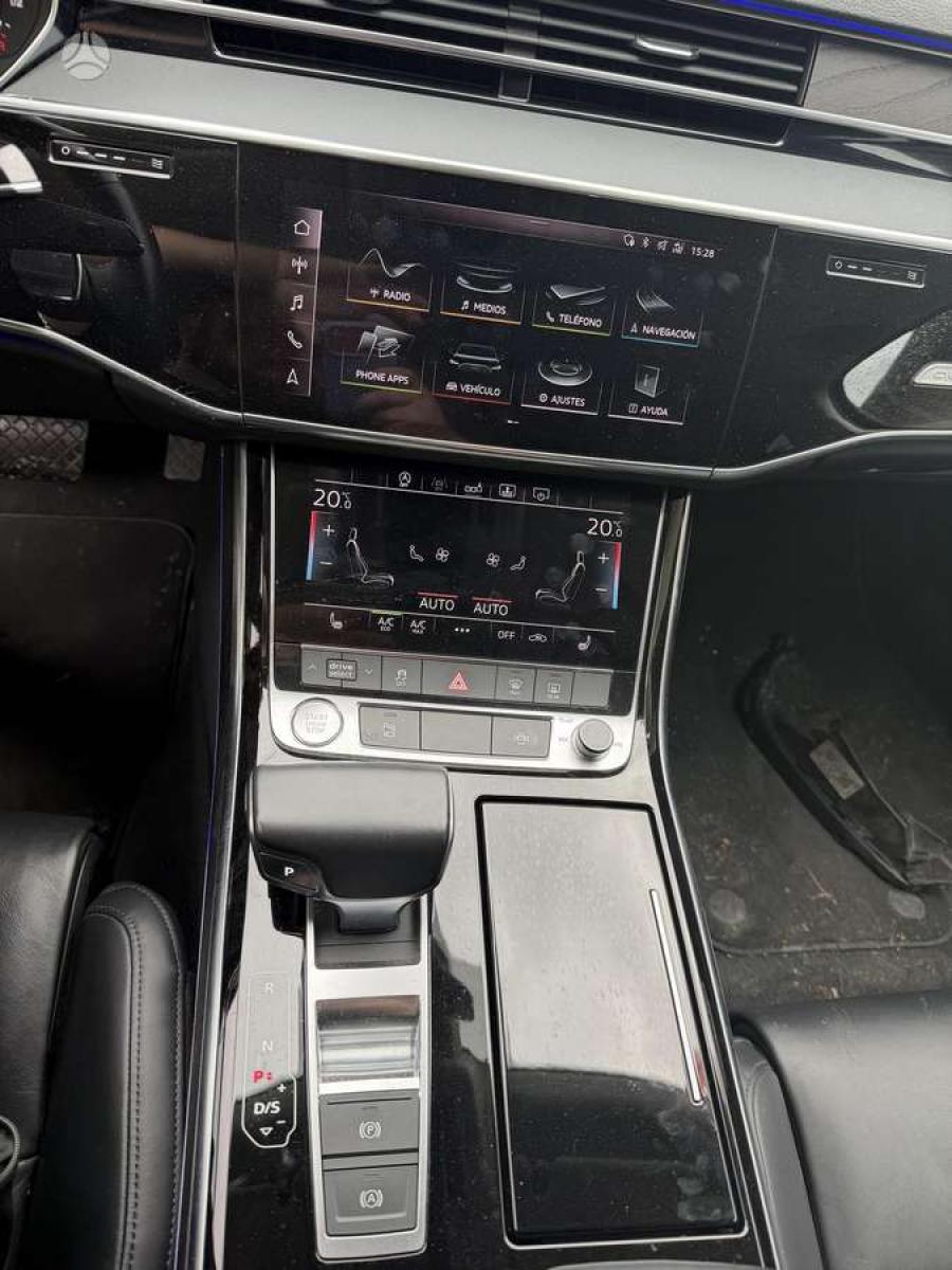 Melns Audi A8 2019 Šalčininkai, ar dzinēja tilpumu 2.97 L un nobraukumu 122 tūkst. km par 25999 €, foto 28 vietnē AUTOMOTO.COM.LV