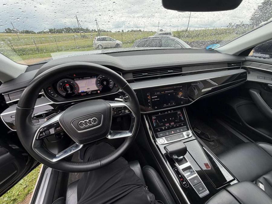 Melns Audi A8 2019 Šalčininkai, ar dzinēja tilpumu 2.97 L un nobraukumu 122 tūkst. km par 25999 €, foto 32 vietnē AUTOMOTO.COM.LV