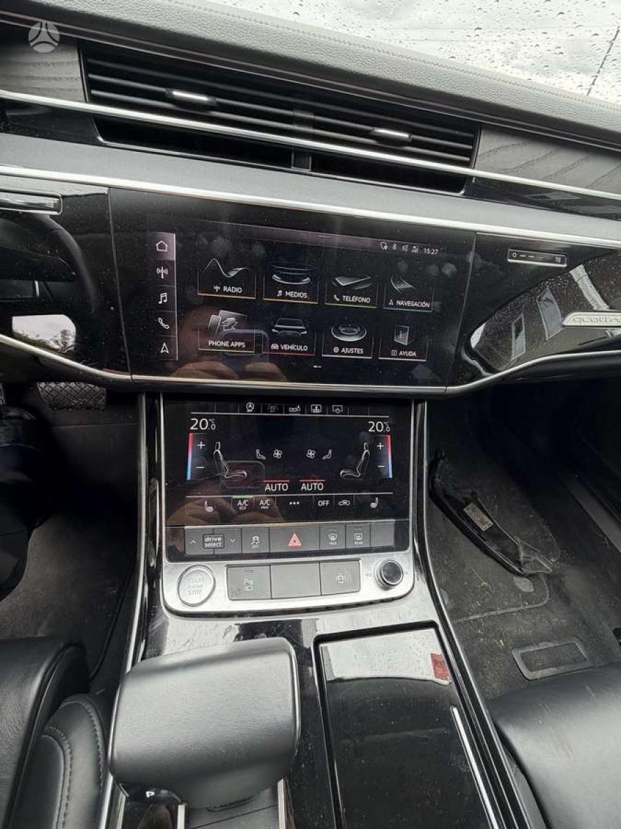 Melns Audi A8 2019 Šalčininkai, ar dzinēja tilpumu 2.97 L un nobraukumu 122 tūkst. km par 25999 €, foto 33 vietnē AUTOMOTO.COM.LV
