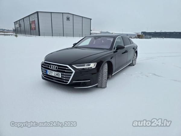 Black Audi A8 2020 in Parnu, with an engine capacity of 3.00 L and mileage of 208 thousand km for 37900 €, photo 1 on AUTOMOTO.COM.LV