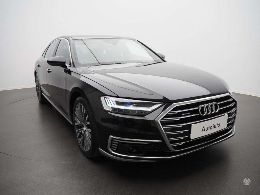 Melns Audi A8 2020 Viļņa, ar dzinēja tilpumu 3.00 L un nobraukumu 85 tūkst. km par 48500 €, foto 4 vietnē AUTOMOTO.COM.LV