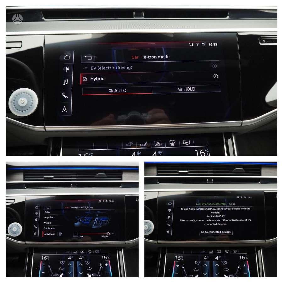 Melns Audi A8 2020 Viļņa, ar dzinēja tilpumu 3.00 L un nobraukumu 85 tūkst. km par 48500 €, foto 24 vietnē AUTOMOTO.COM.LV