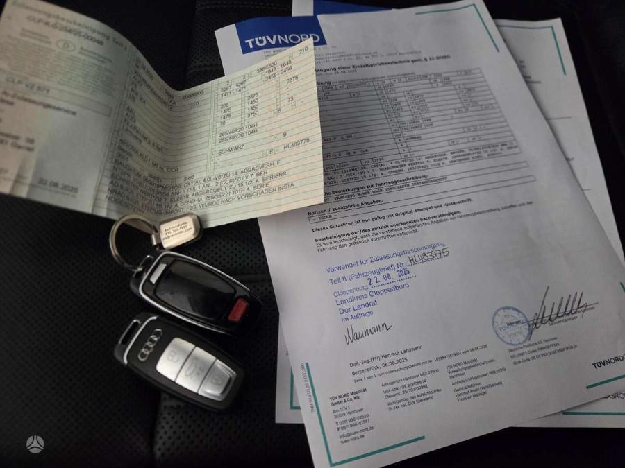 Черный Ауди А8 2020 в Каунас, объемом двигателя 4.00 л и пробегом 90 тыс. км за 37500 €, фото 23 на AUTOMOTO.COM.LV
