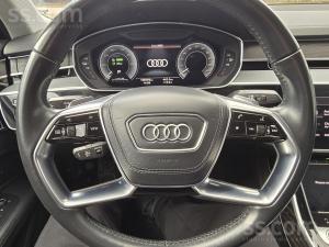 Black Audi A8 2021 in Riga, with an engine capacity of 3.00 L and mileage of 109 thousand km for 43900 €, photo 11 on AUTOMOTO.COM.LV