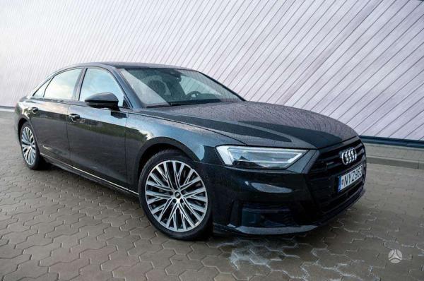 Melns Audi A8 2021 Panevēža, ar dzinēja tilpumu 3.00 L un nobraukumu 99 tūkst. km par 40000 €, foto 1 vietnē AUTOMOTO.COM.LV