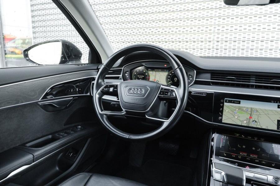Black Audi A8 2021 in Marupe, with an engine capacity of 3.00 L and mileage of 113 thousand km for 42700 €, photo 29 on AUTOMOTO.COM.LV
