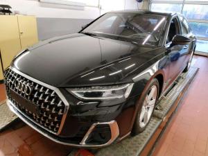 Black Audi A8 2022 in Vilnius, with an engine capacity of 3.00 L and mileage of 94 thousand km for 51500 €, photo 2 on AUTOMOTO.COM.LV