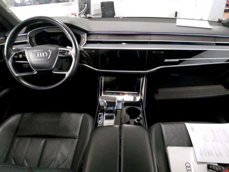 Black Audi A8 2022 in Vilnius, with an engine capacity of 3.00 L and mileage of 94 thousand km for 51500 €, photo 5 on AUTOMOTO.COM.LV