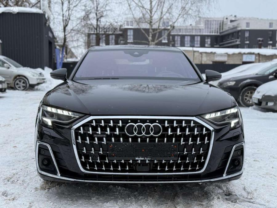Melns Audi A8 2022 Viļņa, ar dzinēja tilpumu 3.00 L un nobraukumu 95 tūkst. km par 51500 €, foto 3 vietnē AUTOMOTO.COM.LV