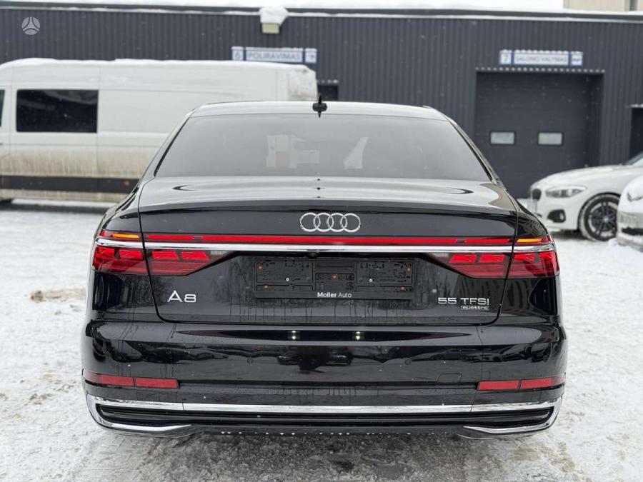 Melns Audi A8 2022 Viļņa, ar dzinēja tilpumu 3.00 L un nobraukumu 95 tūkst. km par 51500 €, foto 5 vietnē AUTOMOTO.COM.LV