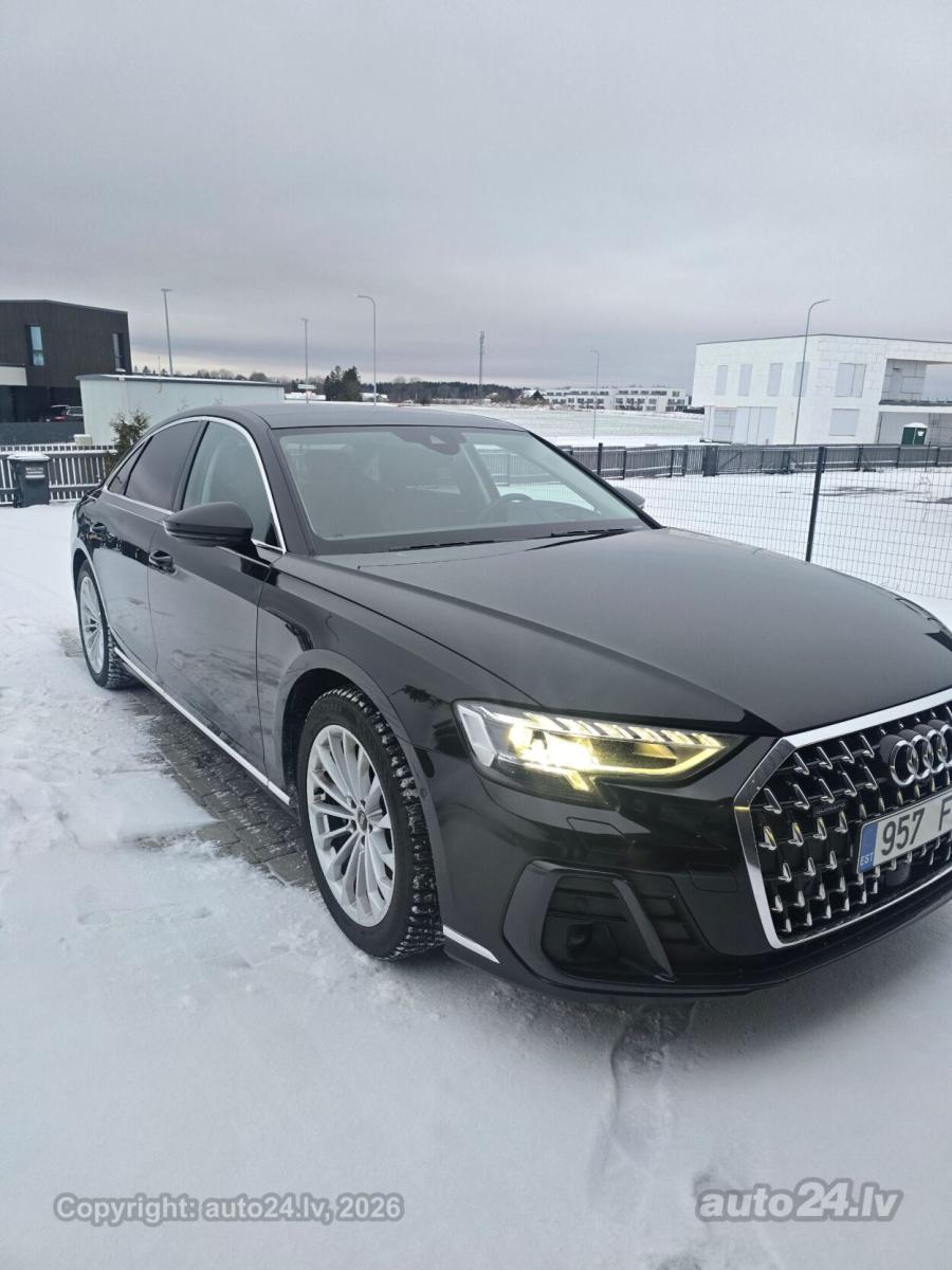 Melns Audi A8 2022 Tallina, ar dzinēja tilpumu 3.00 L un nobraukumu 90 tūkst. km par 60000 €, foto 1 vietnē AUTOMOTO.COM.LV