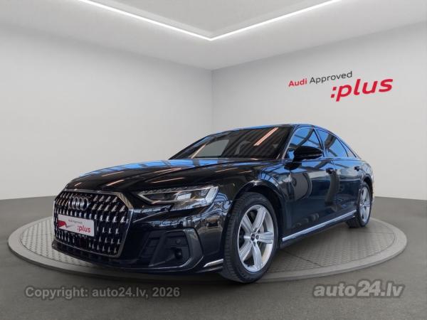 Melns Audi A8 2022 Tallina, ar dzinēja tilpumu 3.00 L un nobraukumu 41 tūkst. km par 64900 €, foto 1 vietnē AUTOMOTO.COM.LV